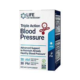 Triple Action Blood Pressure AM/PM 2 Pack x 30 Tablets - Life Extension