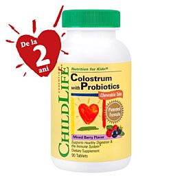 Colostrum with Probiotics Chewable Tabs 90 tablete Secom